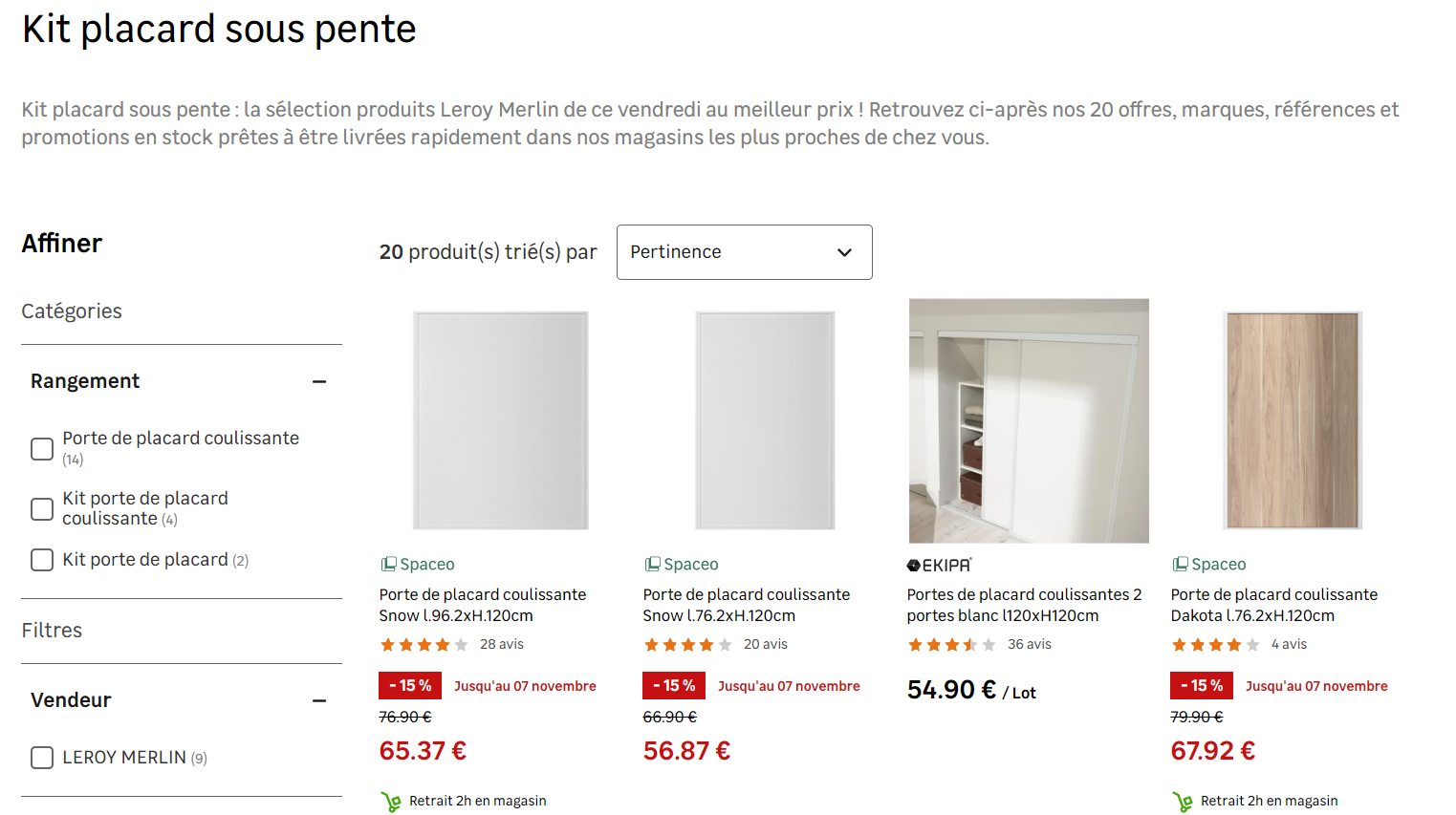 Comment faire un placard sous pente?